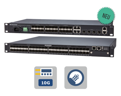 Switch manageable FTTO 48 ports SFP Gigabit- MICROSENS
