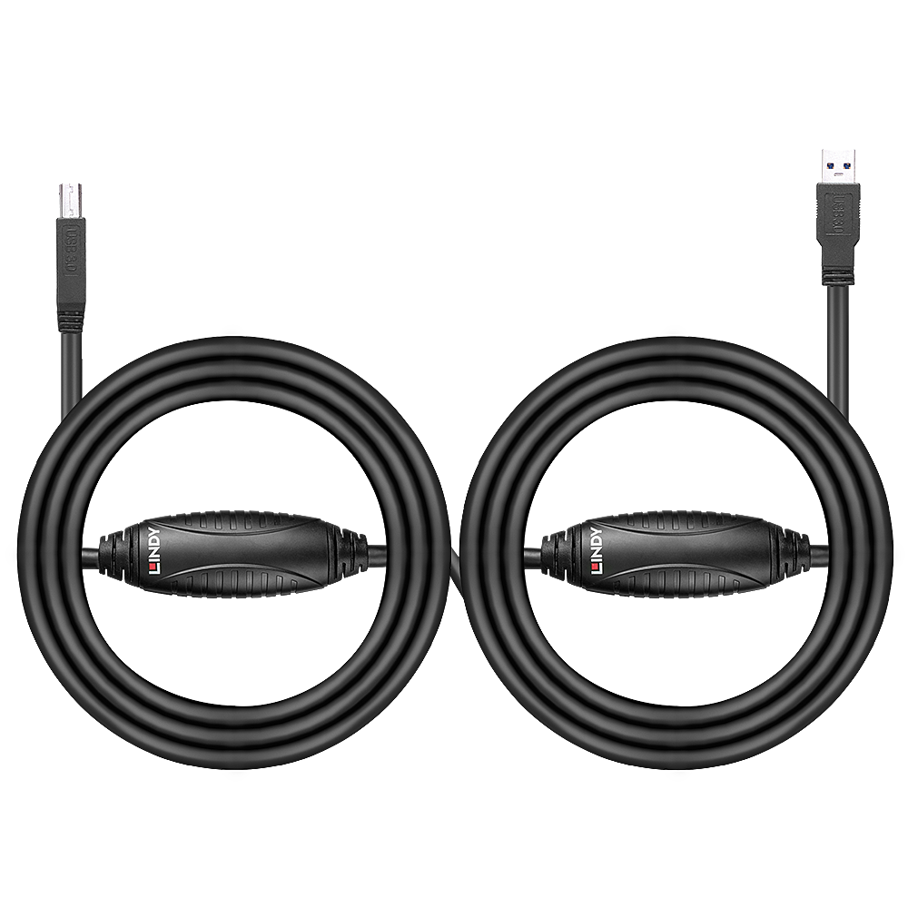 Rallonge active USB 3.0, 10m - LINDY