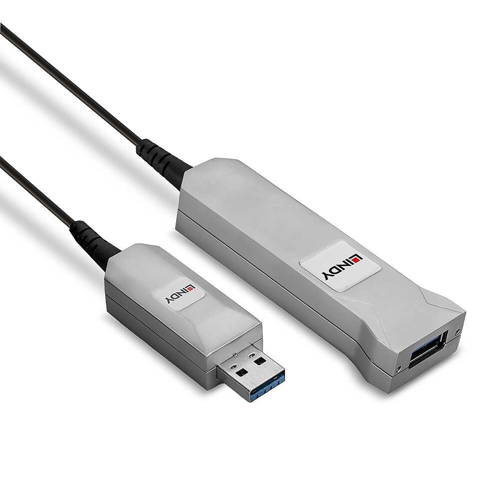 Rallonge USB 3.0 Hybride, 50m - LINDY