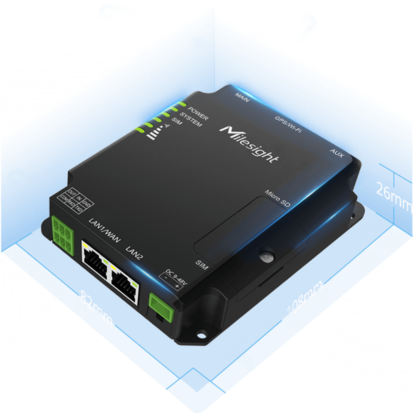 ROUTEUR INDUSTRIEL 4G LTE – MILESIGHT