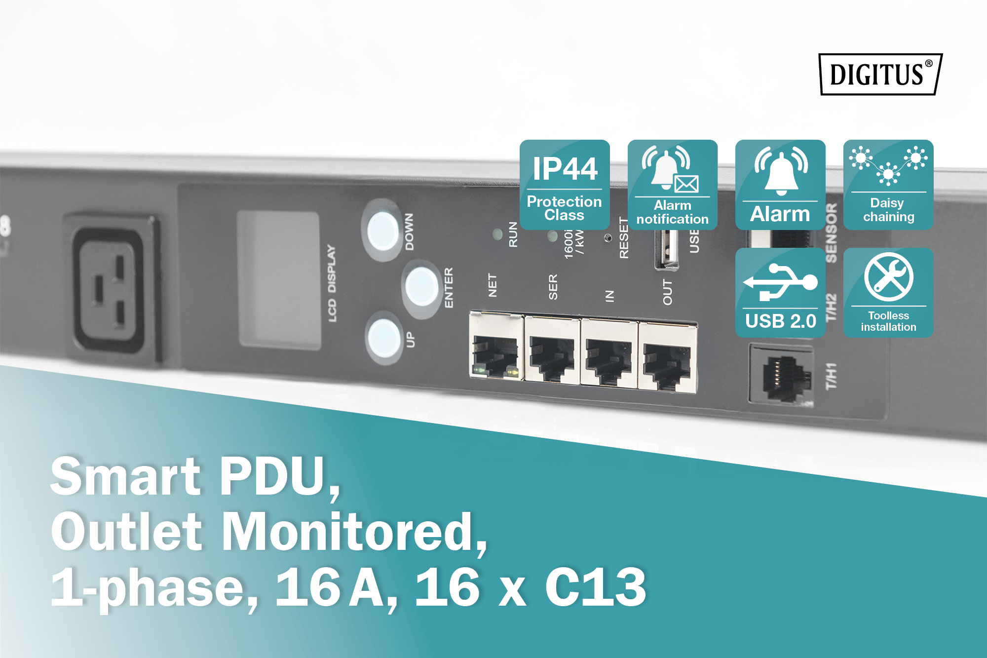 Smart PDU 16 A - DIGITUS