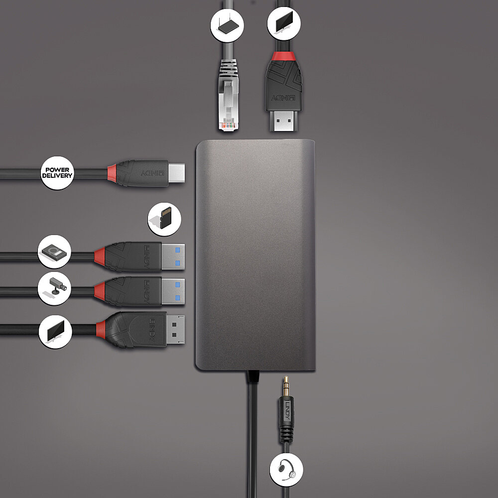 Retour DST Mini XT, Mini Docking Station USB C pour Laptop