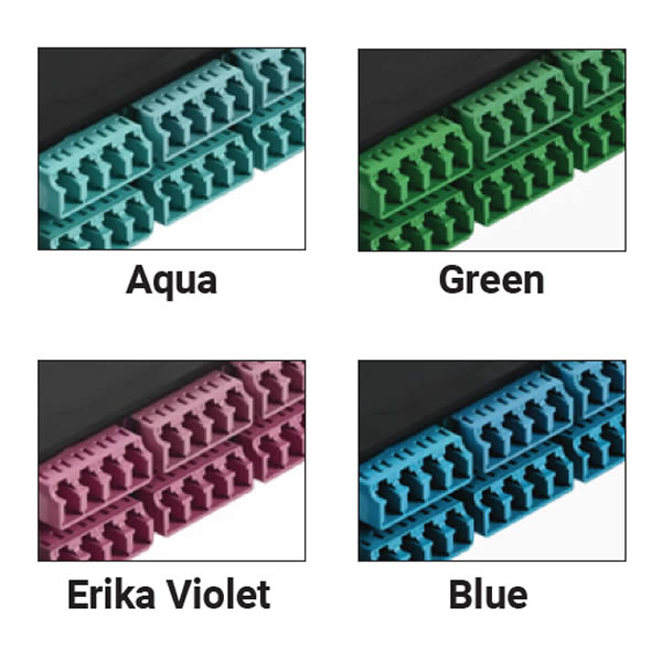 Module de transition Plug and Play, 12 fibres, aqua LightVerse - SIEMON