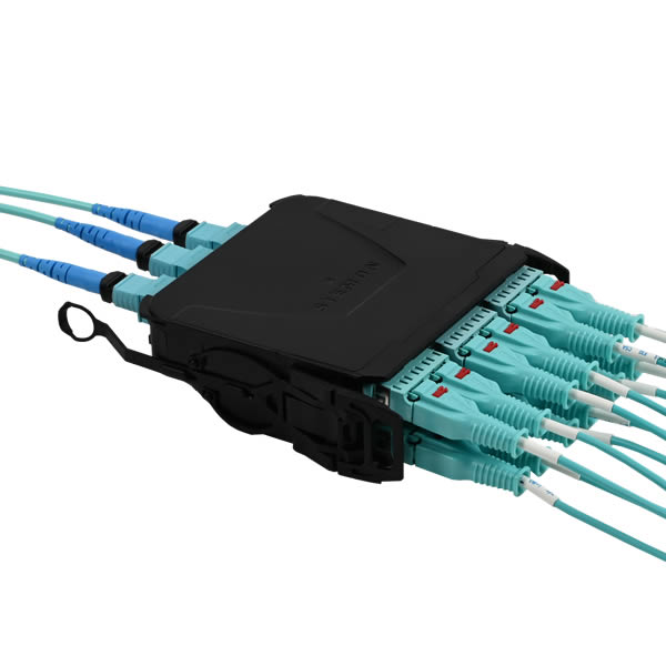 Module de transition Plug and Play, 12 fibres, aqua LightVerse - SIEMON