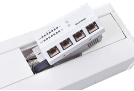 Micro Switch FTTO 6 ports Gigabit PoE+ SFP(1) - MICROSENS