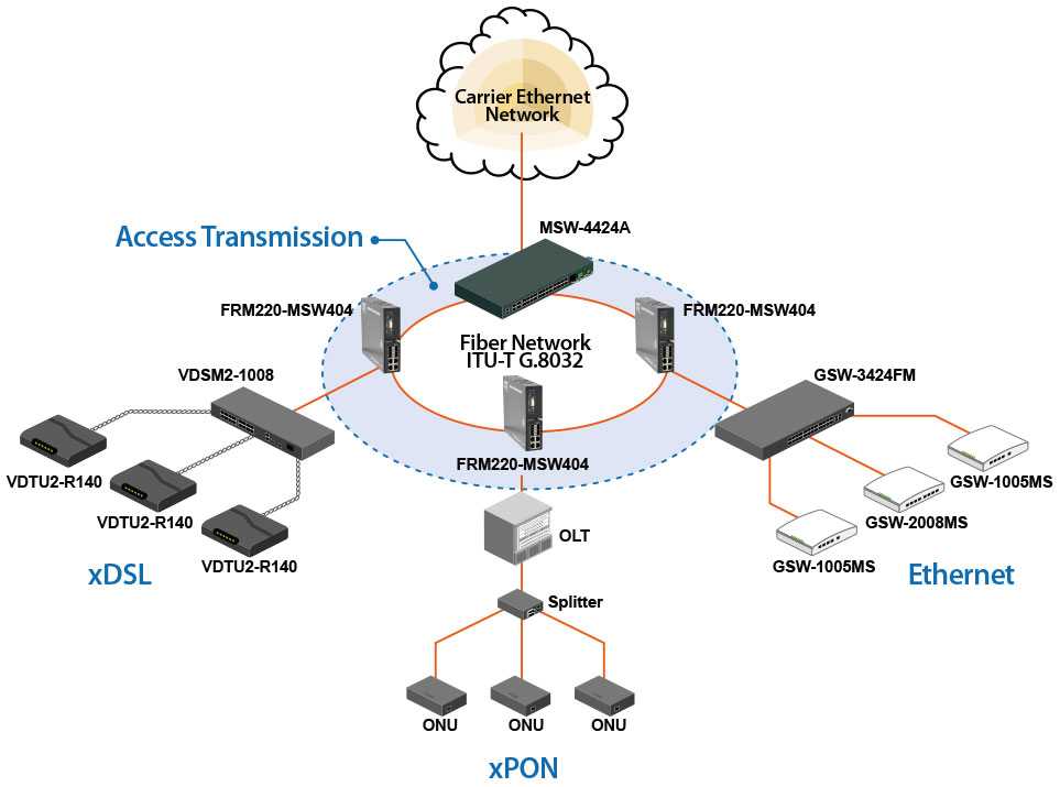 Switch Carrier Ethernet L2+ NID - CTC UNION