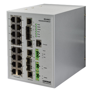 Switch industriel manageable IEC61850-3 20Gb - ComNet