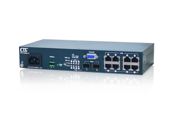 Switch Ethernet Gigabit L2+ avec batterie rechargeable - CTC UNION